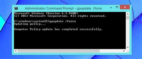 Force Group Policy Update Using Command Prompt Youtube