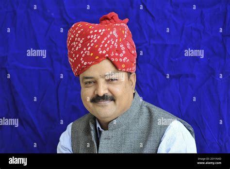 Portrait Of Mahesh Jangid Jaipur Rajasthan India Asia Nomr Asia