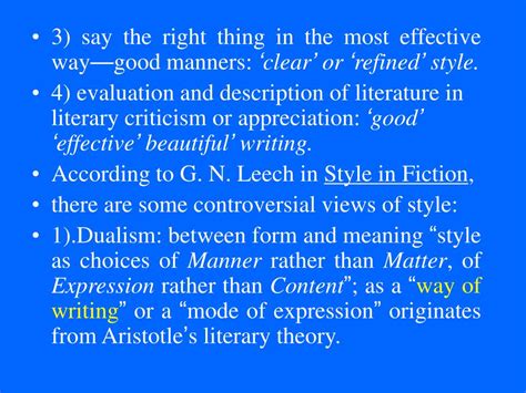 Ppt Introduction To Stylistics Powerpoint Presentation Free Download