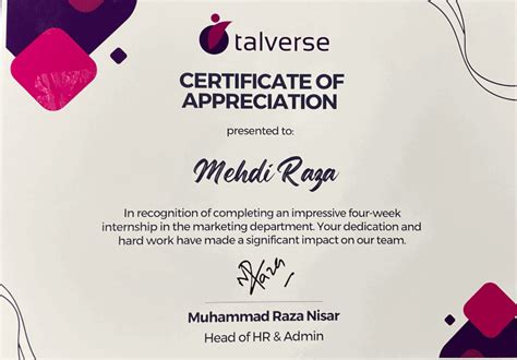 Mehdi Raza On Linkedin Internship Opportunity Grateful