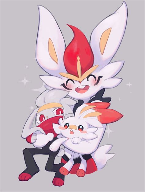 Pokemon Scorbunny Raboot Cinderace Parati In 2023 Pokemon Red