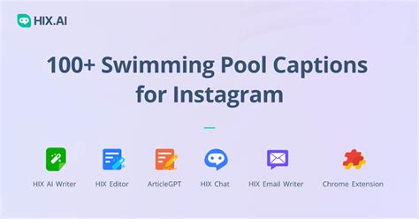 100 Swimming Pool Captions For Instagram Free Ai Caption Generator