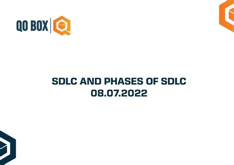 Qo Box Hello Everyone Want To Know About Sdlc And