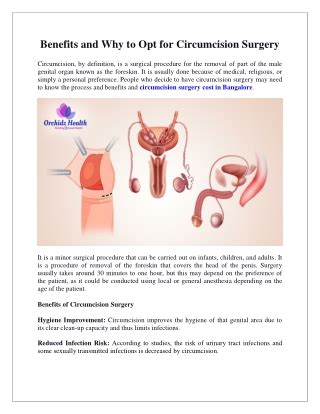PPT - Benefits and Why to Opt for Circumcision Surgery PowerPoint Presentation - ID:13847195