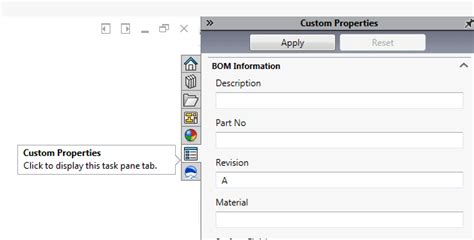 how to work with custom properties and cut lists cad booster