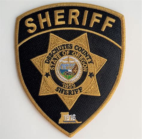Deschutes County Sheriffs Office Collectible Patch Oregon State