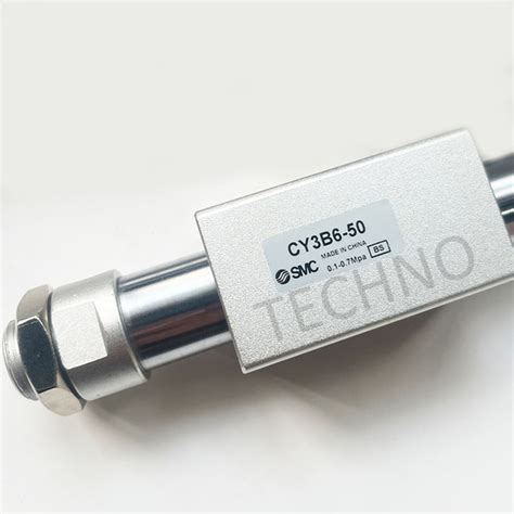 CY3B6 50 Piston Pneumatic Cylinder SMC Magnetically Coupled Rodless