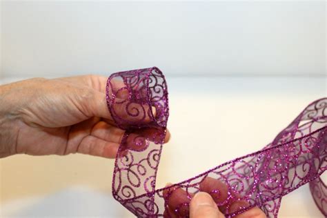 Wire Edged Ribbon Bow Thriftyfun