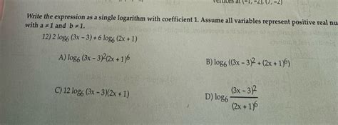Solved Vertices At 1 2 7 2 Write The Expression As A Single