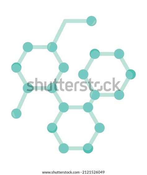 Molecular Structure Icon On White Background Stock Vector Royalty Free 2121526049 Shutterstock