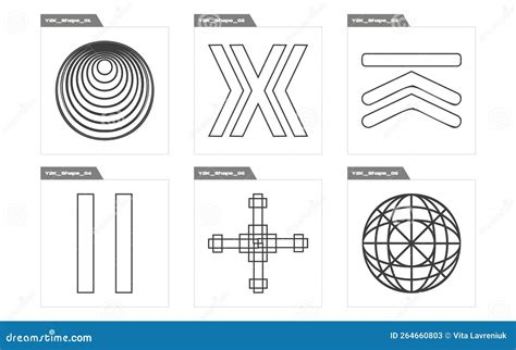 Retro Futuristic Elements For Design Retro Futuristic Graphic