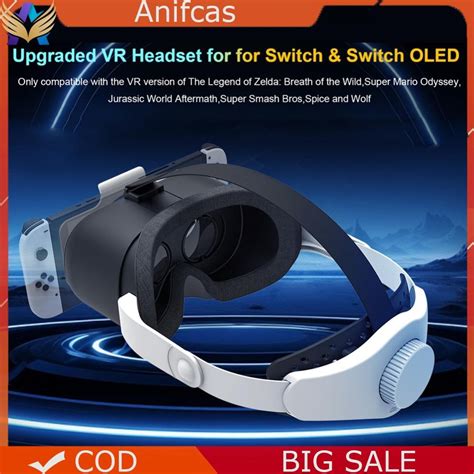 Vr Headset 3d Vr Glasses With Adjustable Pupil Distance For Nintendo