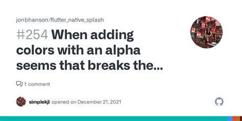 when adding colors with an alpha seems that breaks the color parser