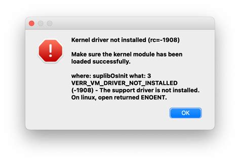 Solucionar Problema De Virtualbox Kernel Driver Not Installed Rc 1908 Analytics Lane