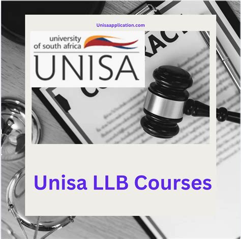 Unisa Llb Unisa Application 2026
