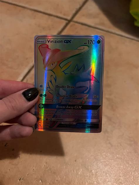 Karta Pokemon Virizion Gx Oryginalna Vinted