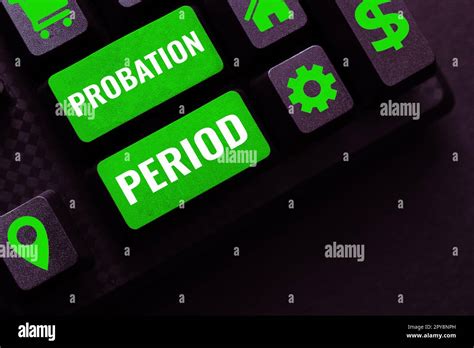 Hand Writing Sign Probation Period Business Approach Focused And Iterative Approach To