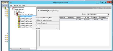 How To Re Initialize A Merge Replication Publication In SQL Server