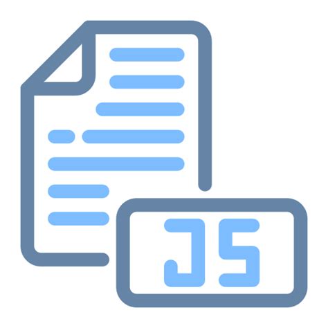 Js File Generic Outline Color Icon