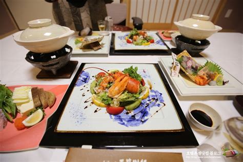 큐슈 벳푸 온천 여행 전망 좋은 벳부 료칸 료치쿠 벳테이 요리 소개 네이버 블로그