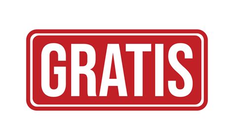 Gratis Rubber Stamp Red Gratis Rubber Grunge Stamp Seal Vector