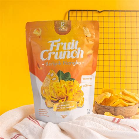 Jual ROUX FRUIT CRUNCH KERIPIK BUAH NANGKA 50g PREMIUM ENAK SEHAT