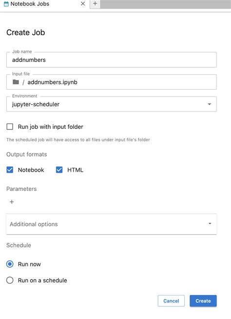 Users — Jupyter Scheduler Documentation