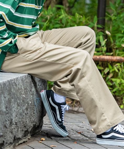 DickiesディッキーズのDickies ディッキーズストレッチツイルイージーパンツチノパンツ WEAR