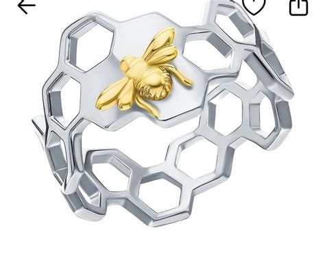 Nov Srebrni Prstan Čebela