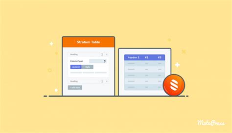 Stratum Widgets Table Elementor Widget MotoPress