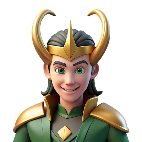 Magnificent Modern Loki Trickster God Norse Mythology Authentic