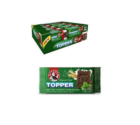 Someones In A Makro Bakers Topper Mint Choc Flavoured Cream Biscuits