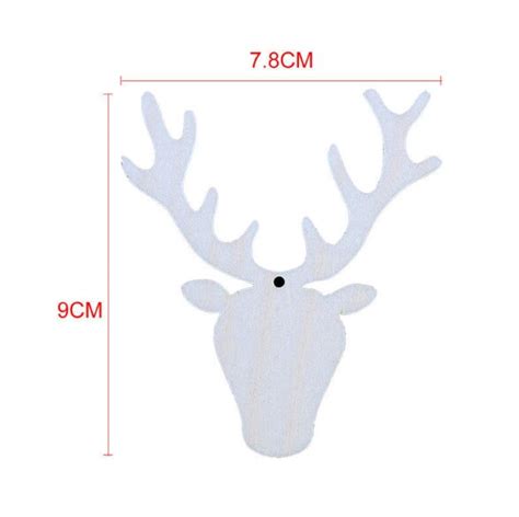 10pcs Wooden Christmas Decorations Diy Craft Toys Grandado
