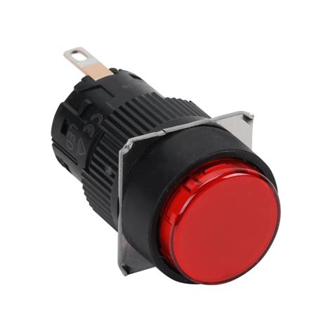 Indicating Light 16mm Ip65 Red Pn Dr16e0l E3r Automationdirect