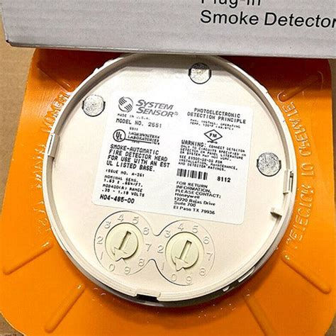 System Sensor 2551 Photoelectric Detector Fire Alarm Parts Depot