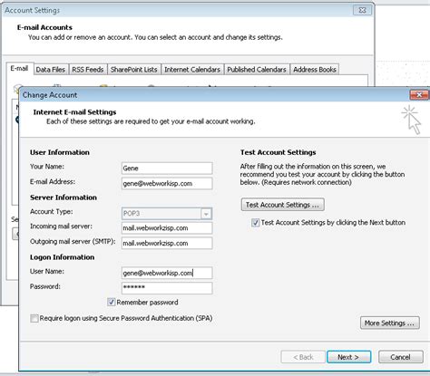 Settings For Outlook