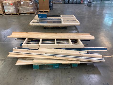 Lot Of Assorted Wood And Plexiglass 2x4s 14 Plywood Trim Govdeals