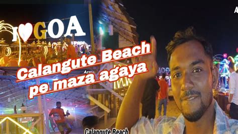 First Time Experience Calangute Beach At Night 🤩👆 Armaanvlog Beach