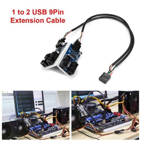 เมนบอร์ดอุปกรณ์คอมพิวเตอร์ Asfvd Usb Usb20ตัวเมีย9ขาสำหรับขั้วต่อฮับ