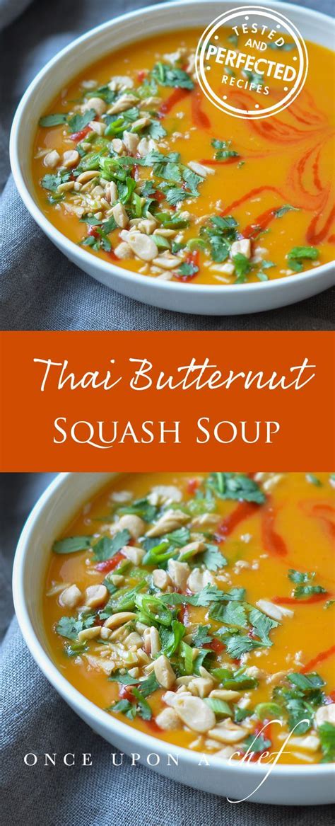 Thai Inspired Butternut Squash Soup With Coconut Milk Once Upon A