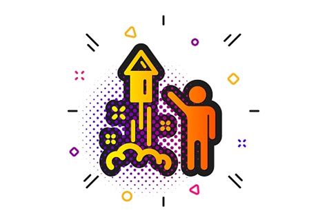 불꽃 놀이 아이콘입니다 크리스마스 또는 새해 로켓 기호입니다 벡터 고급에 대한 스톡 벡터 아트 및 기타 이미지 고급 놀라움