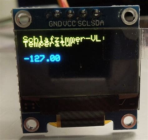 Bitte Um Hilfestellung Wemos D Mini Mit Oled Und Temperatursensor