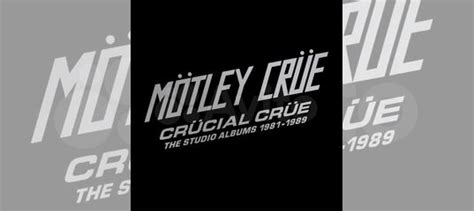 Mötley Crüe Crücial Crüe The Studio Albums 1981 купить в Москве с
