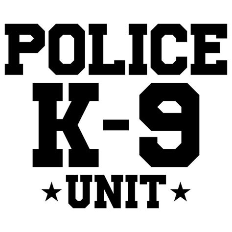 Police K 9 Unit Decal Car Truck Window Laptop Tumbler Sticker 22