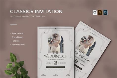Classics Wedding Invitation