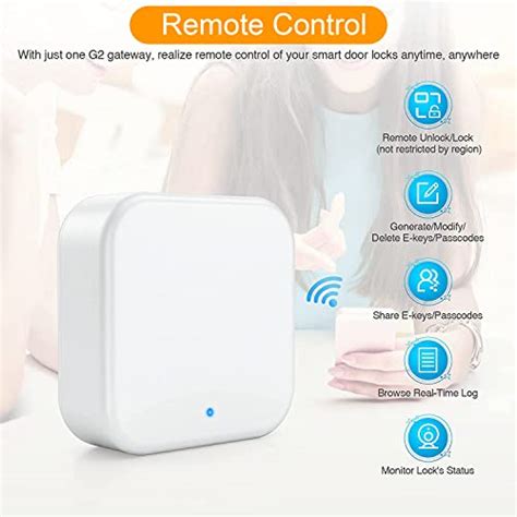 G2 Wi Fi Gateway Bluetooth Gateway Para TTLock Gateway Wi Fi Bri