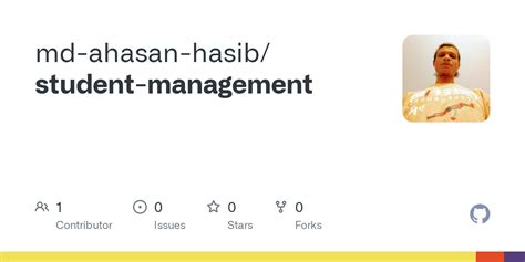 Github Md Ahasan Hasib Student Management