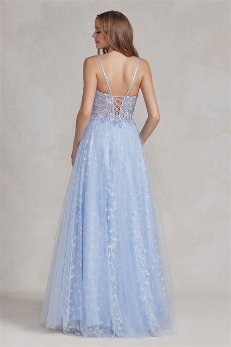 Periwinkle Nox Anabel T1084 Long Prom Dress Ball Gown For 33999 The