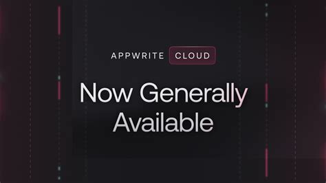 August Product Update Cloud Ga New Tablesdb Ui And Sites Hackathon Appwrite