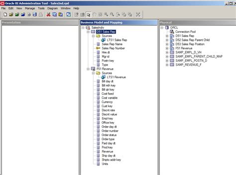 Obiee 11g6 Creation Of Sales Reps Hierarchy With Their Individual Revenue Totals Obiee2go